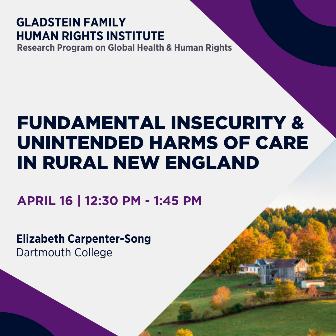 Research Program on Global Health and Human Rights | Gladstein Family ...